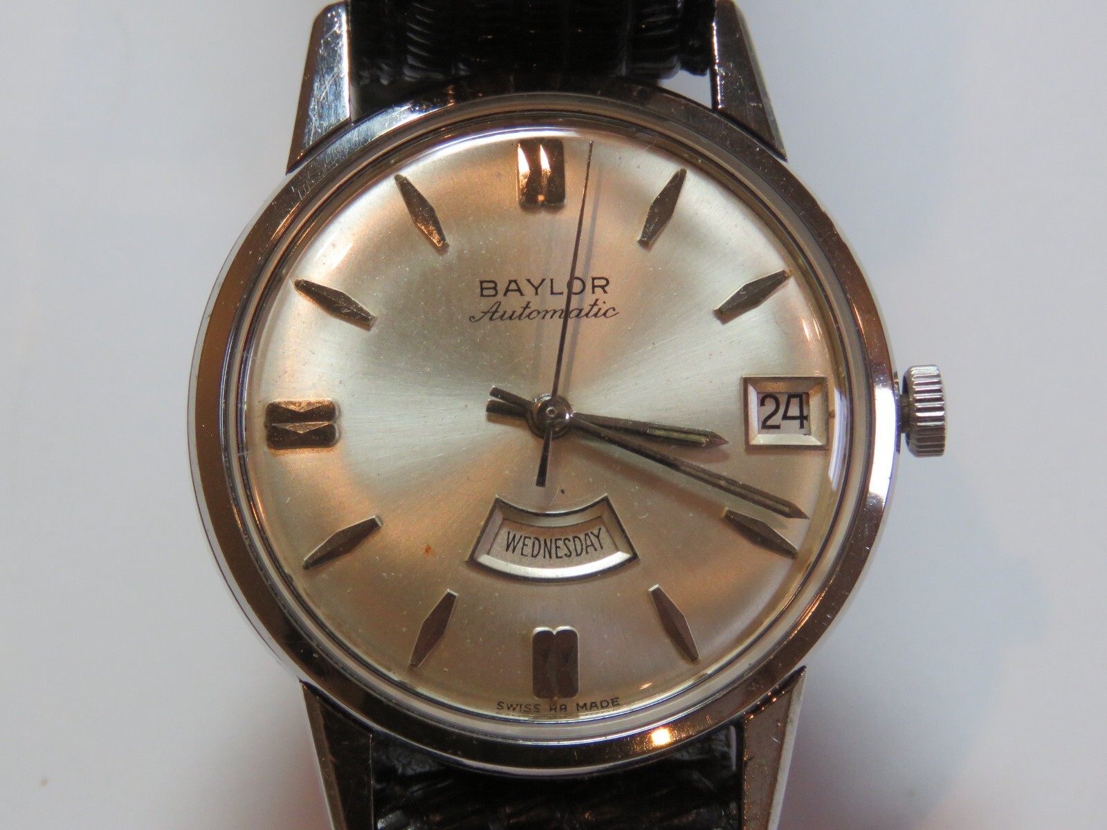 Baylor Day Date Automatic Watch | eBay