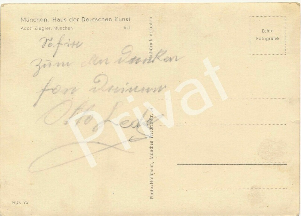 FotoPK Gemälde Ziegler Adolf weiblicher Akt erotische Kunst Haus der ...