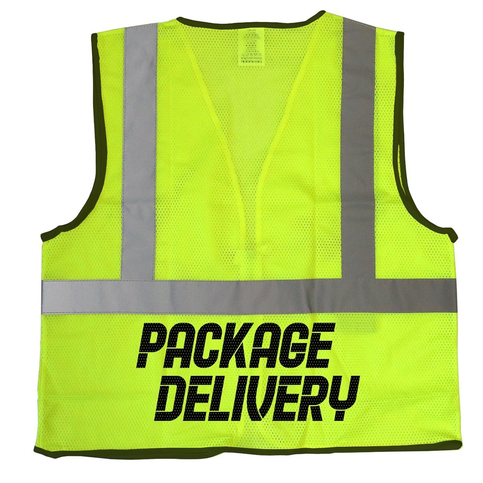 Package Delivery Safety Vest, Delivery Driver Vest, Courier Vest. | eBay