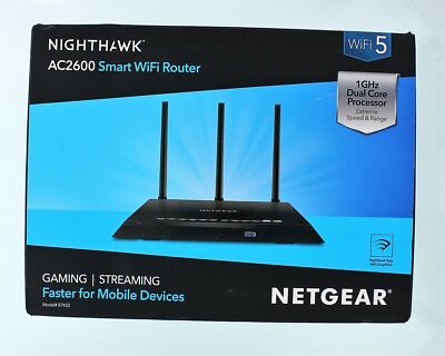 Netgear Nighthawk AC2600 Smart WiFi Router (R7450) 606449136760| eBay