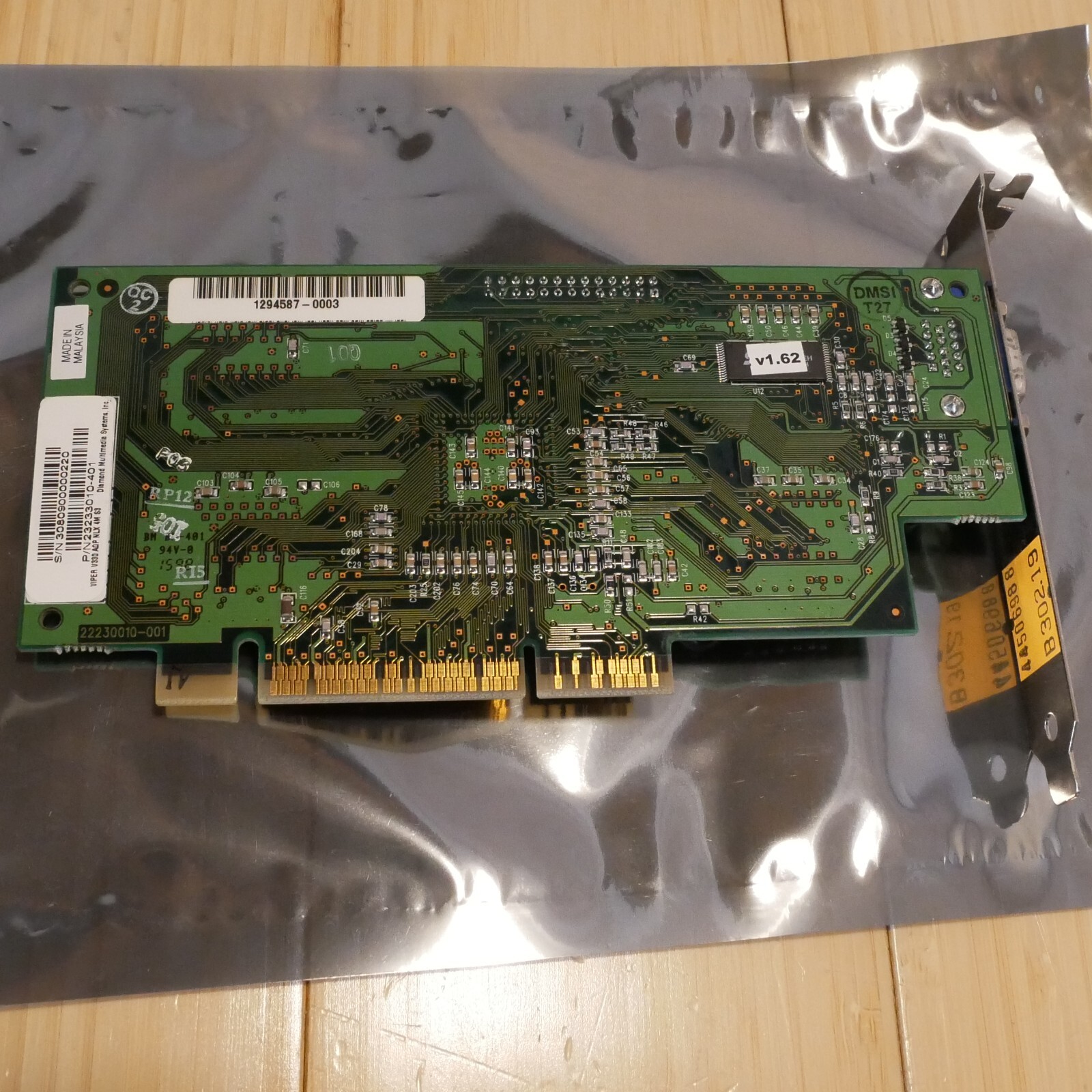 Diamond Viper V330 nVidia RIVA 128 4MB AGP NLX Video Card Driver CD ...