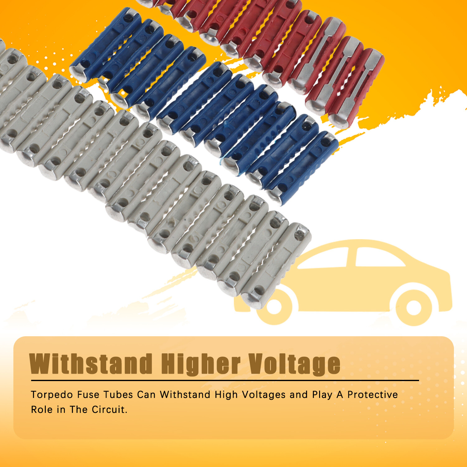 Torpedo Fuse Tube 8/16/25 Amp Fit for Mercedes W126 W201 R107 W123 190E ...