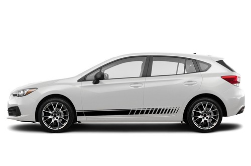 Sticker Decal Side Stripes for Subaru Impreza WRX STI Vinyl Wrap Sport ...