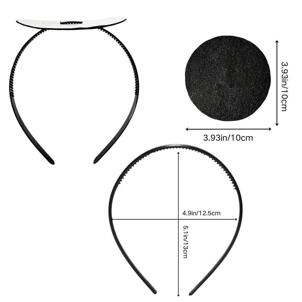 Upgrade Insert Graduation Cap Headband Bachelor's Hat Hair Hoop for ...