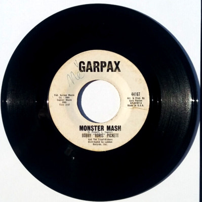 BOBBY PICKETT - Monsters Mash Party / Monster Mash - 45 rpm 1962 Garpax ...
