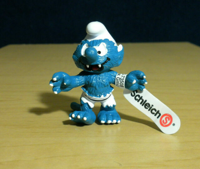 Smurfs 20543 Werewolf Halloween Smurf Figure Vintage Retired Schleich ...