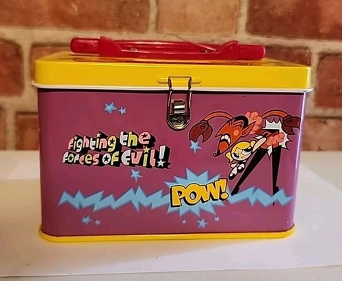 The Powerpuff Girls Tin Coin Piggy Bank Fighting the Forces of Evil ...