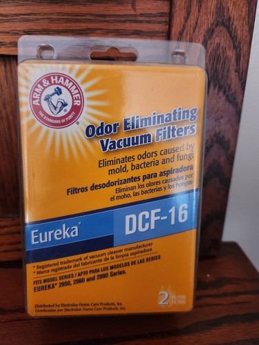 Arm & Hammer Odor Eliminating Vacuum Filters Eureka DCF-16 (2 Pack) NIB | eBay