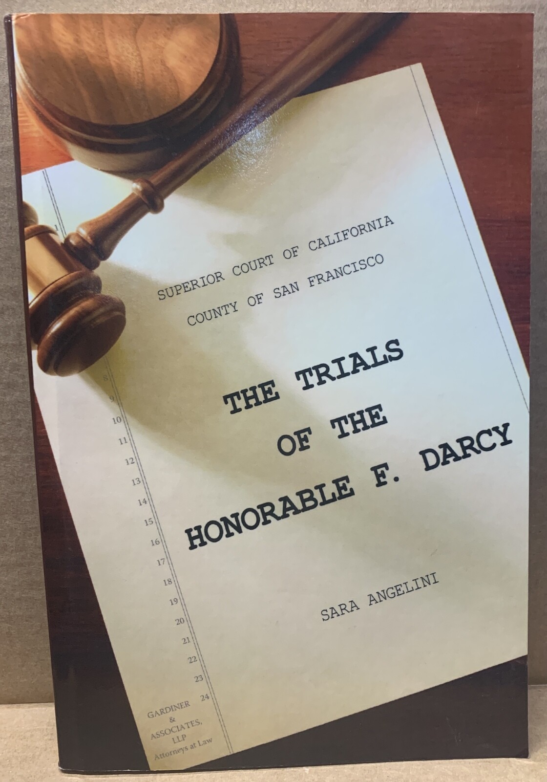 The Trials of the Honorable F. Darcy [Paperback] Sara Angelini ...