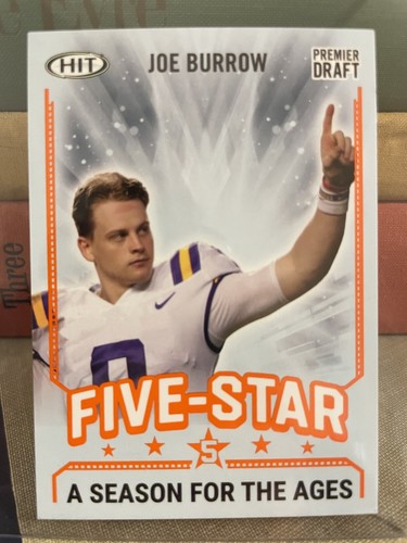 2020 Sage Premier Draft Hit Joe Burrow RC Rookie Card #92 Cincinnati ...