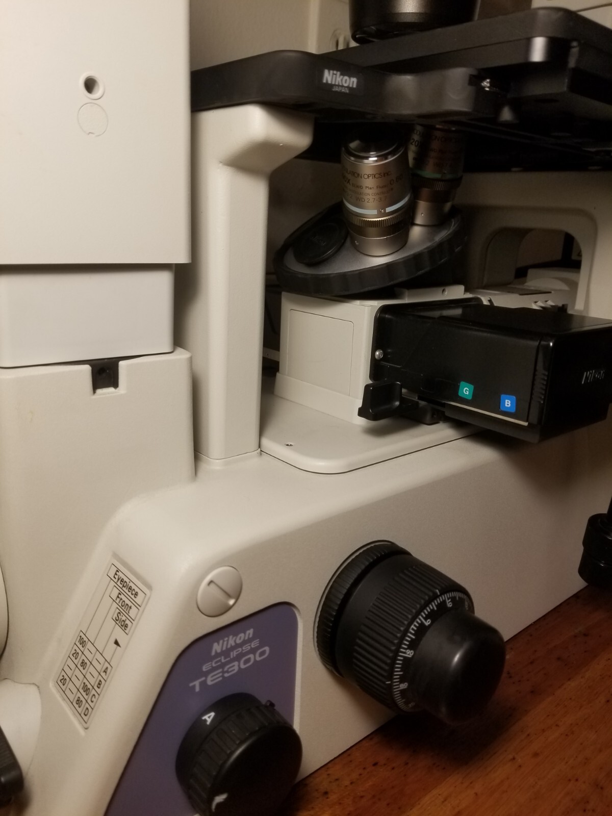 Nikon Eclipse TE300 Inverted Microscope Fluorescence Hoffman Modulation Complete | eBay