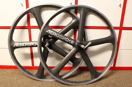 Vintage AEROSPOKE USA 26" MTB Carbon Wheelset Mountain Bike wheels. | eBay