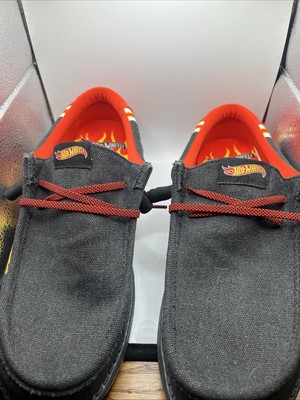 Hey Dude Wally Hot Wheels Multi Color Casual Slip On Shoes Men US Size ...