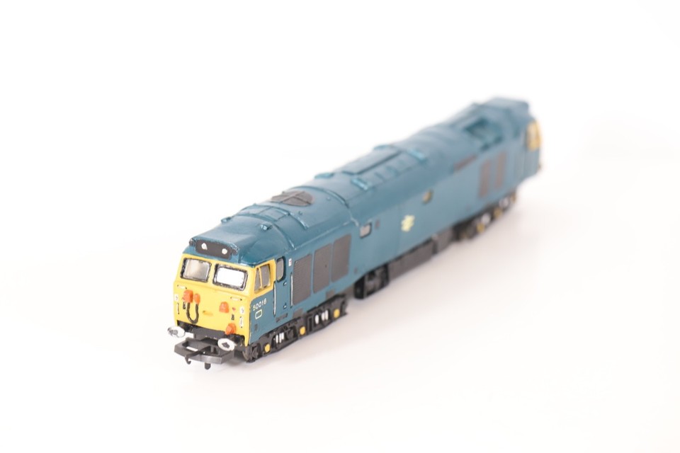 Kit Built OO Gauge Class 50 BR Blue "50016" Diesel Locomotive - Unboxed ...
