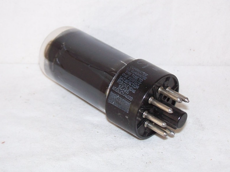 Silvertone 50L6GT tube,tested strong!,chrome top Sylvania,AA5 radio ...