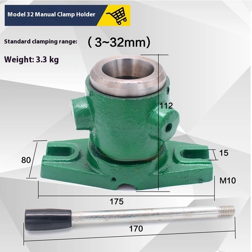 Vertical Horizontal Pneumatic Collet Holder Instrument Lathe Seat ...