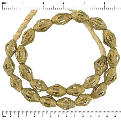 African brass beads African Ashanti bronze Ghana tribal jewelry | eBay