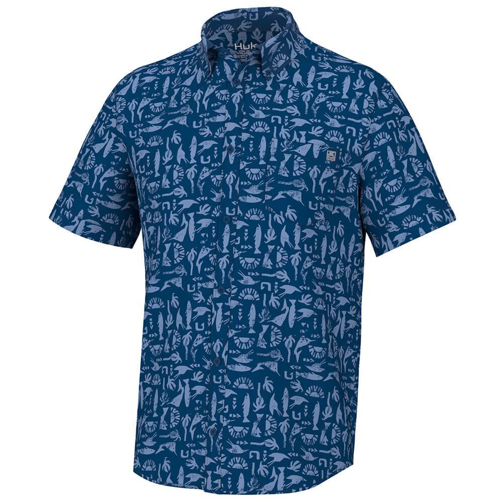 Huk Batiki Kona Men's Shirt, Naval Academy, XX-Large | eBay