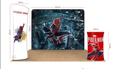 Spider-Man backdrops set props for party/event | eBay Australia