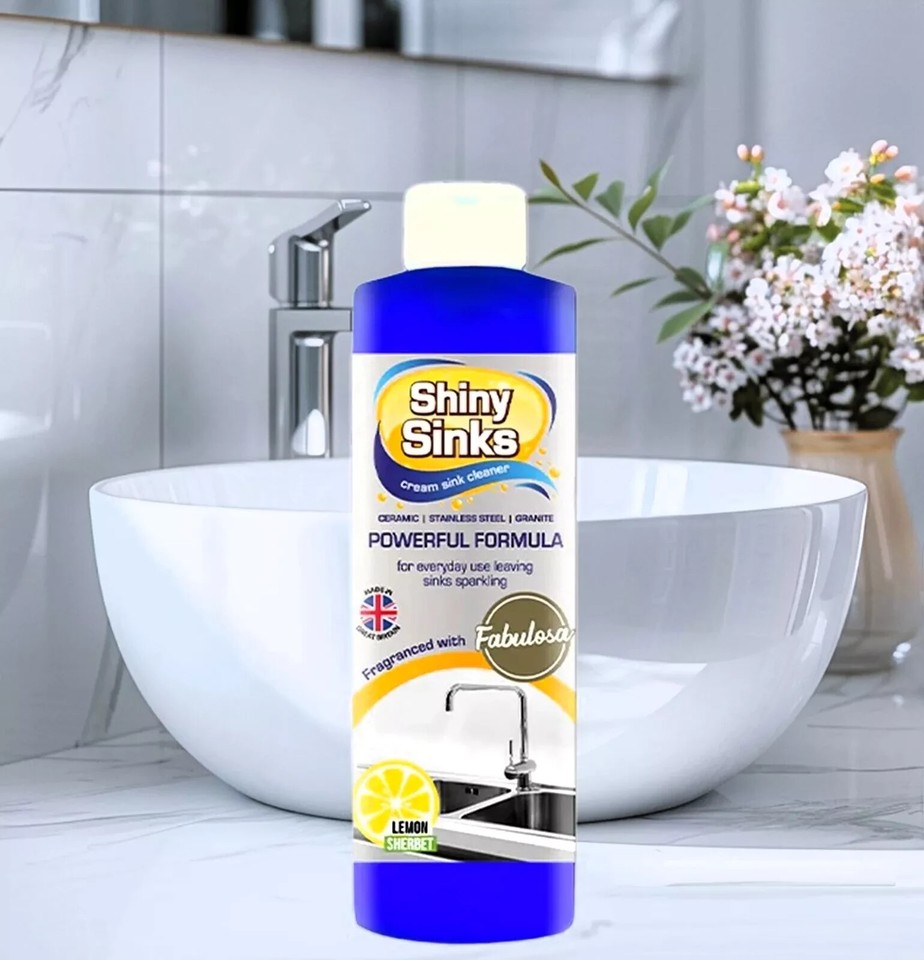 Shiny Sinks Cream Sink Cleaner For Ceramic Stainless Steel Granite ...