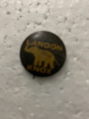 Vintage Landon Knox GOP Political Campaign Pins Button | eBay