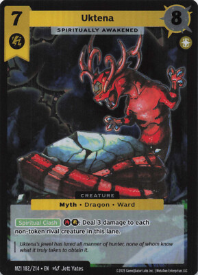 Uktena Spiritually Awakened Holofoil Metazoo 2025 MZ1 182/214 Rare | eBay