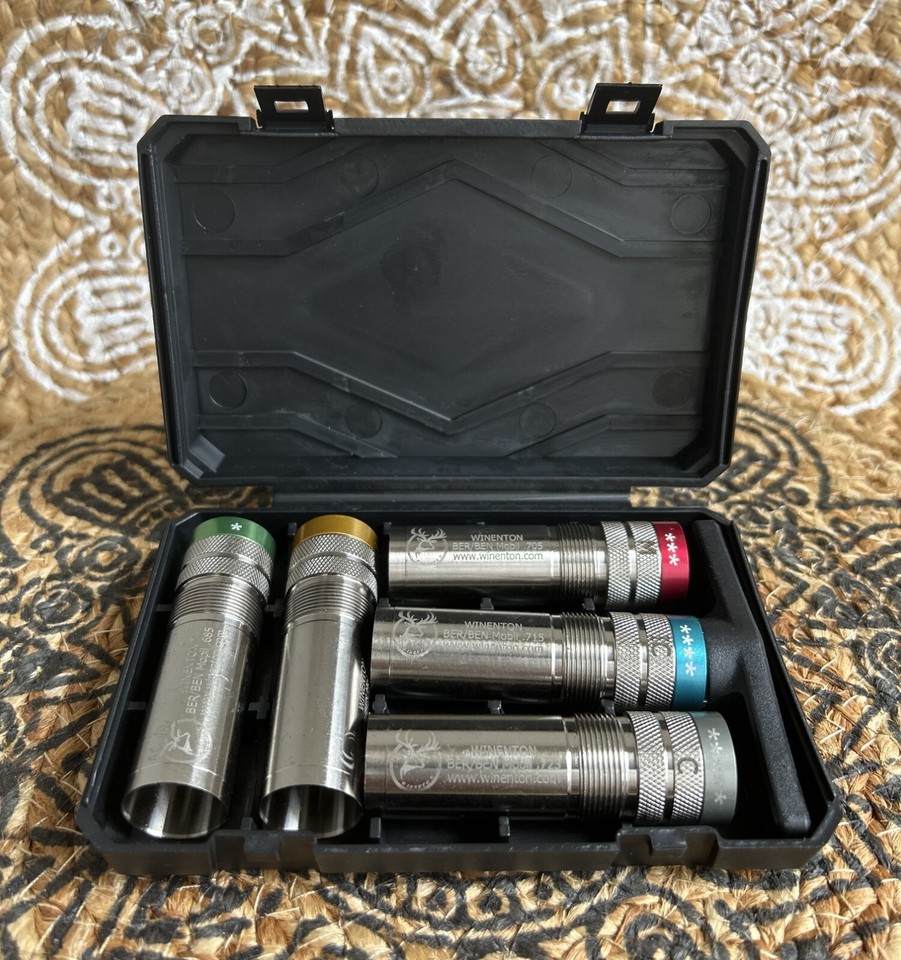 Beretta/Benelli Mobil Thread Extended Choke Tubes Set 12ga Silver 5x ...