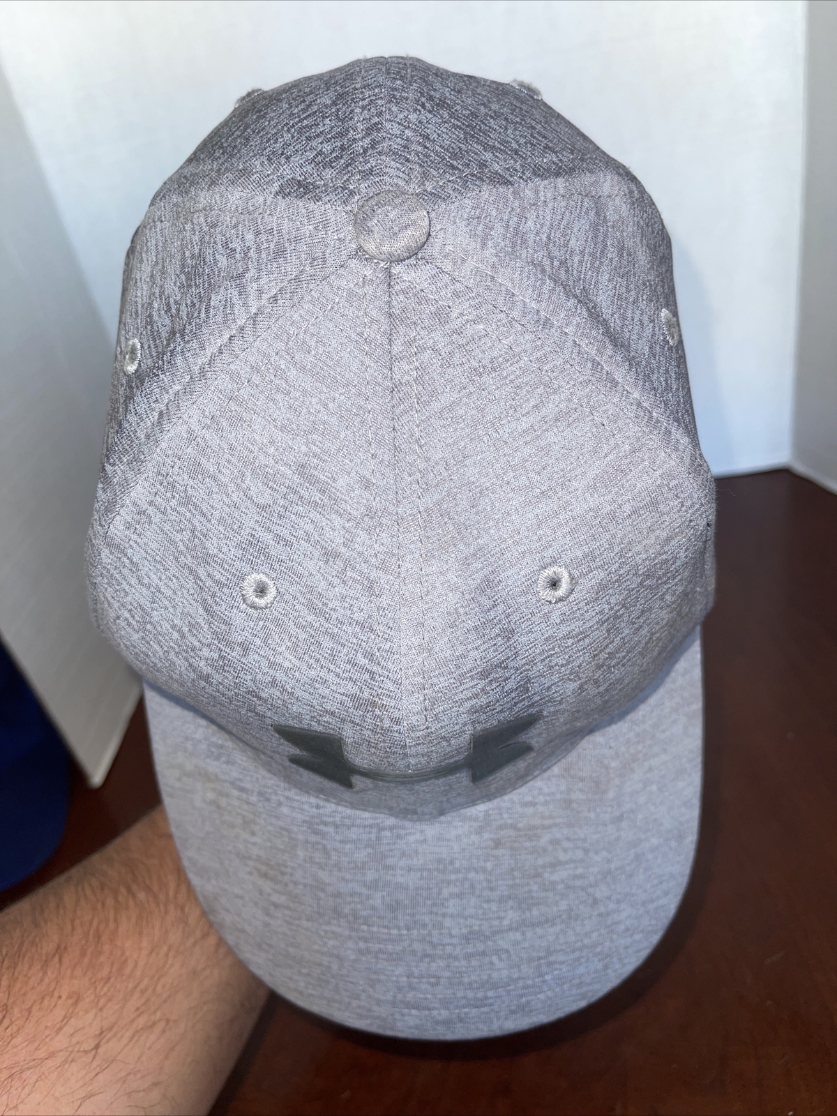 under armor gray baseball cap fitted size medium/larg… - Gem