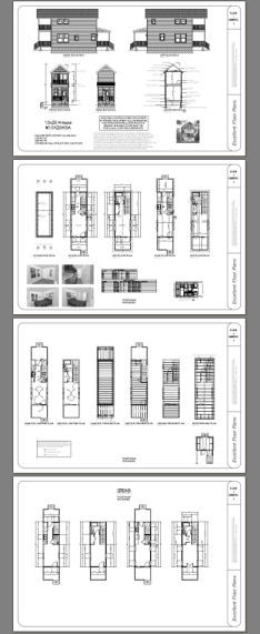 10x28 Tiny House -- 475 sq ft -- PDF Floor Plan -- Model 3A | eBay
