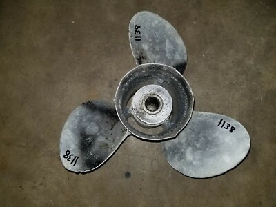 ALUMINUM 14" X 19P MICHIGAN WHEEL PROP, 031025, MERCURY YAMAHA HOND SUZ ...