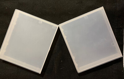 2-pack Nintendo NES Clear Plastic OEM Hard Clamshell Cartridge Cases | eBay