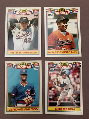 Topps 1990 glossy Rookies 4- card lot | eBay