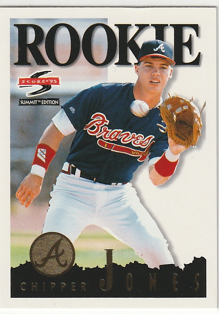 Chipper Jones 1995 Score Summit Rookie #115 Atlanta Braves RC | eBay