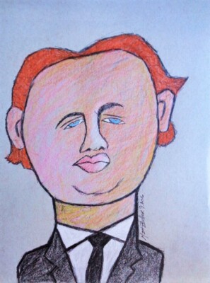 "The Tycoon" || 1 of 1 || Matt Zedler Modern Drawing Series || $400.00 ...