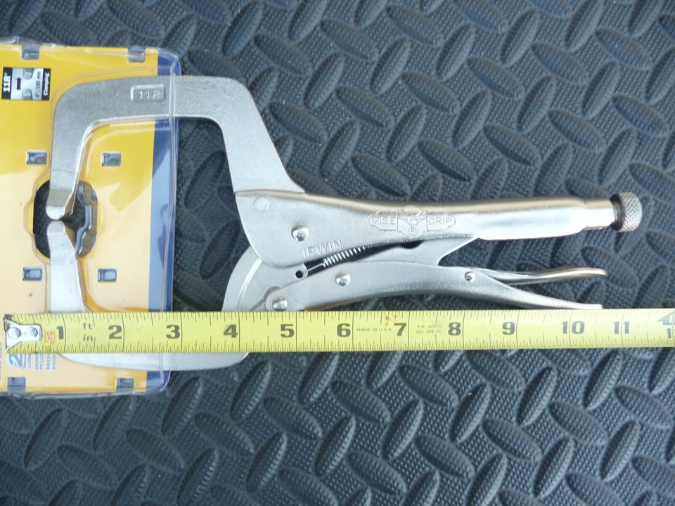 IRWIN VISE GRIP 11R Locking Welding C-Clamp Pliars | eBay