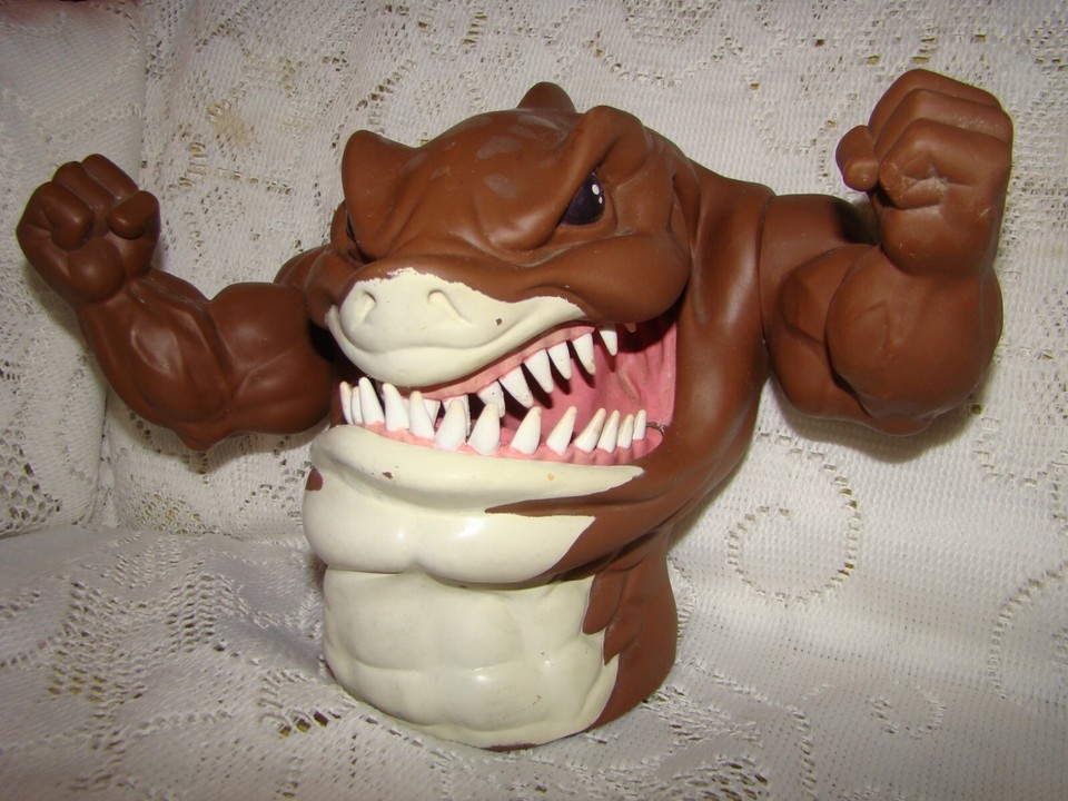 Vintage Slammu Street Sharks Rubber Hand Shark Puppet Wise Designs | eBay