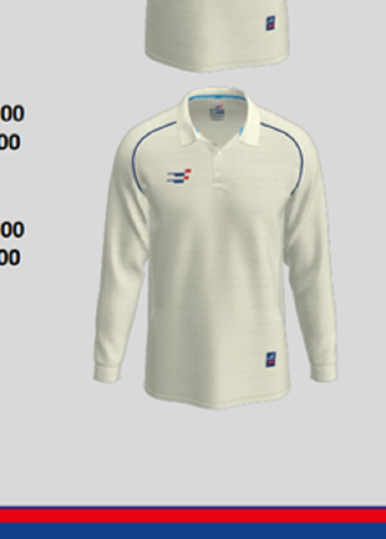 Sportiff Test Cricket Shirt Cobra Dri-fit 110 cms Chest Full Sleeve ...