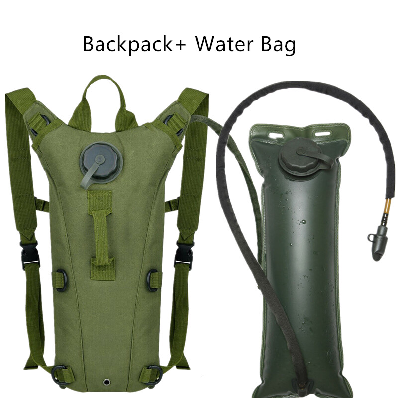 3L Water Bladder Bag Hydration Backpack Pack Hiking Camping Cycling ...