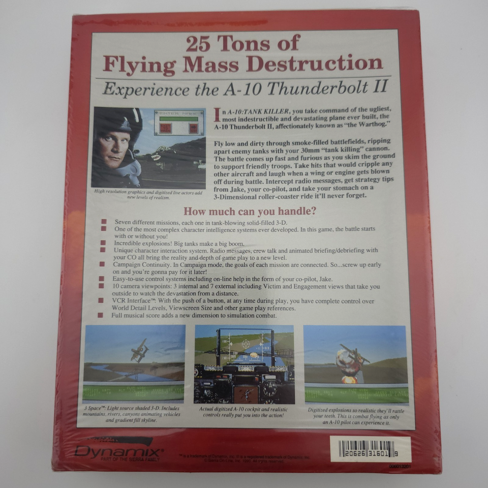 A-10 Tank Killer, 1990, Big Box, New & Sealed | eBay Australia
