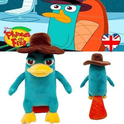 Perry The Platypus Plush Soft Toy Phineas And Ferb 25cm Soft Gift Anime ...