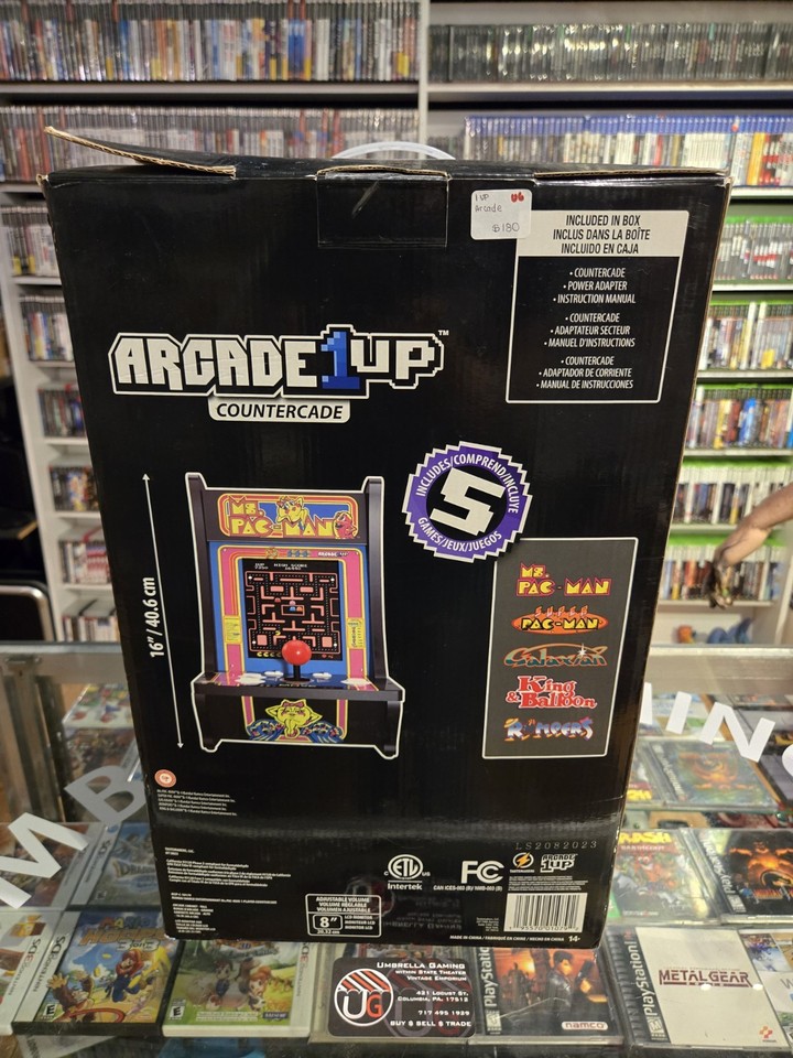 Arcade 1up Countercade Ms.Pacman Game 5-1 Retro Arcade Machine | eBay
