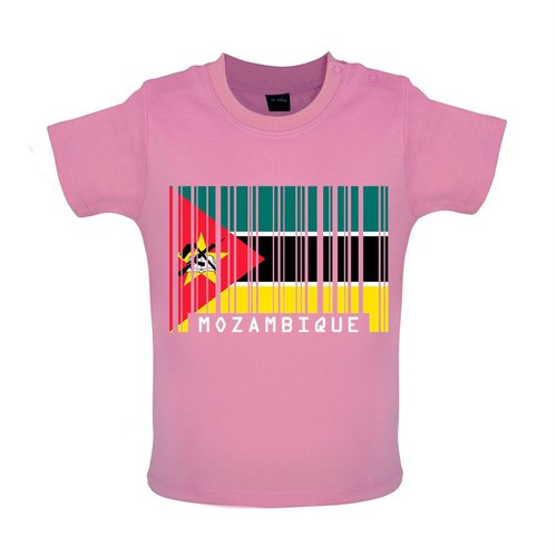 Mosambik Barcode Stil Flagge - Baby/Strampler - Flaggen Love Maputo ...