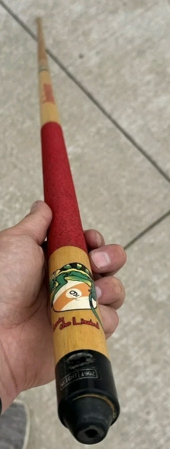 Vintage Budweiser Louie The Lizard Pool Cue Stick 2 Piece VERY RARE ...