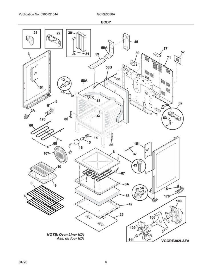 316203301 Frigidaire Range Oven Broil Element See #66 on the Diagram | eBay