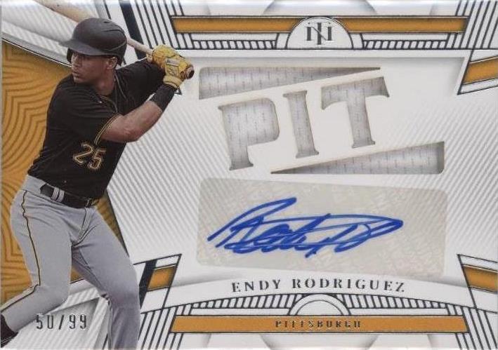 2023 Panini National Treasures - Die-Cut Material Signatures Endy ...