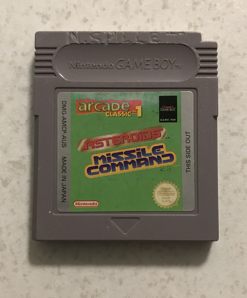 Arcade Classic No. 1: Asteroids/Missile Command (Nintendo Game Boy ...