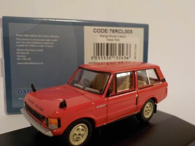 RANGE ROVER CLASSIC - RED, Oxford Diecast 1/76 New Release | eBay UK