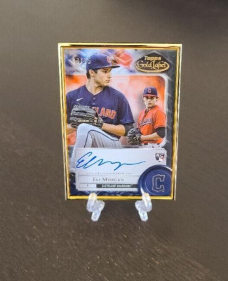 2022 Topps Gold Label Eli Morgan Autographed Framed Rookie Card ...