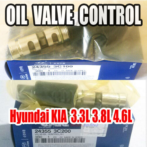 Hyundai KIA 3.3L 3.8L 4.6L Oil Control Valve Left&Right 1SET 24355 ...
