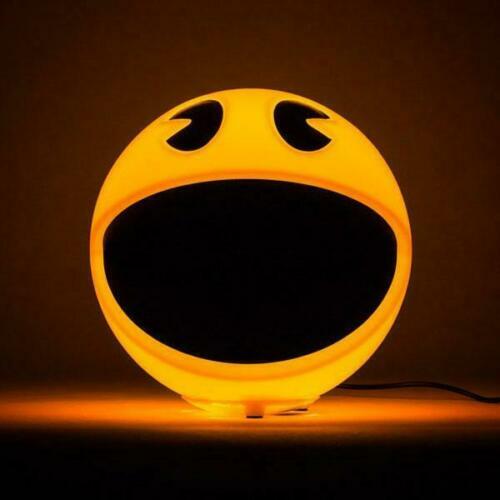 Pac-Man 3D Night Light Mood Lamp 12 Sound Remote Control Adjustable ...